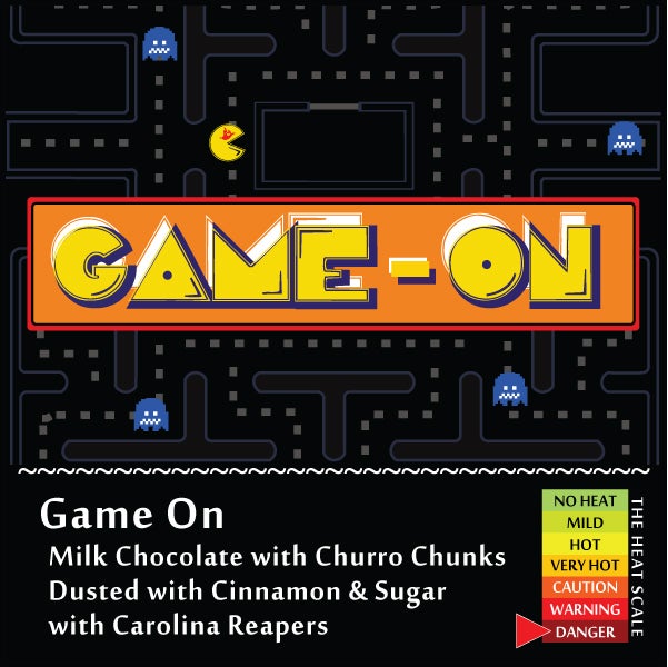 Game On Chocolate Bar | Willy Pete's Chocolate Co